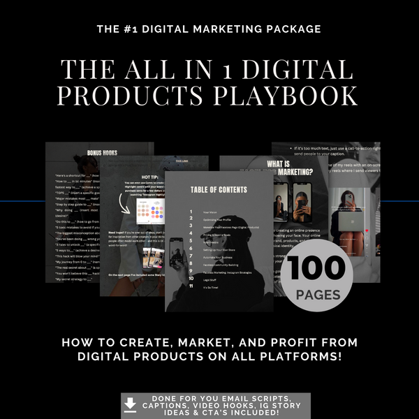 THE DIGITAL PRODUCTS PLAYBOOK (ALL IN 1 BUNDLE) – JBM MARKETING